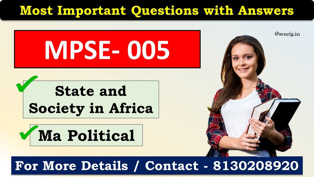 (IGNOU) MPSE- 005 Most Important Questions with answers